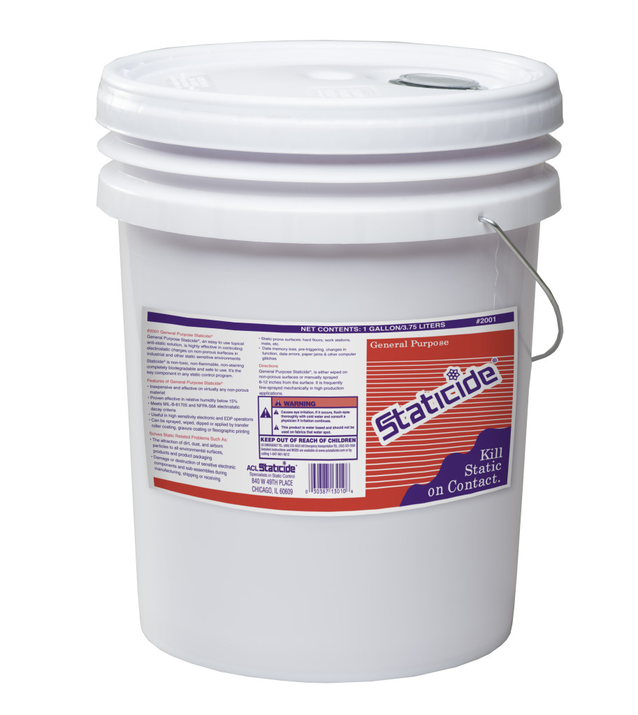 2001-5 General Purpose Staticide (5 Gallon Pail) - America Tape and Reel